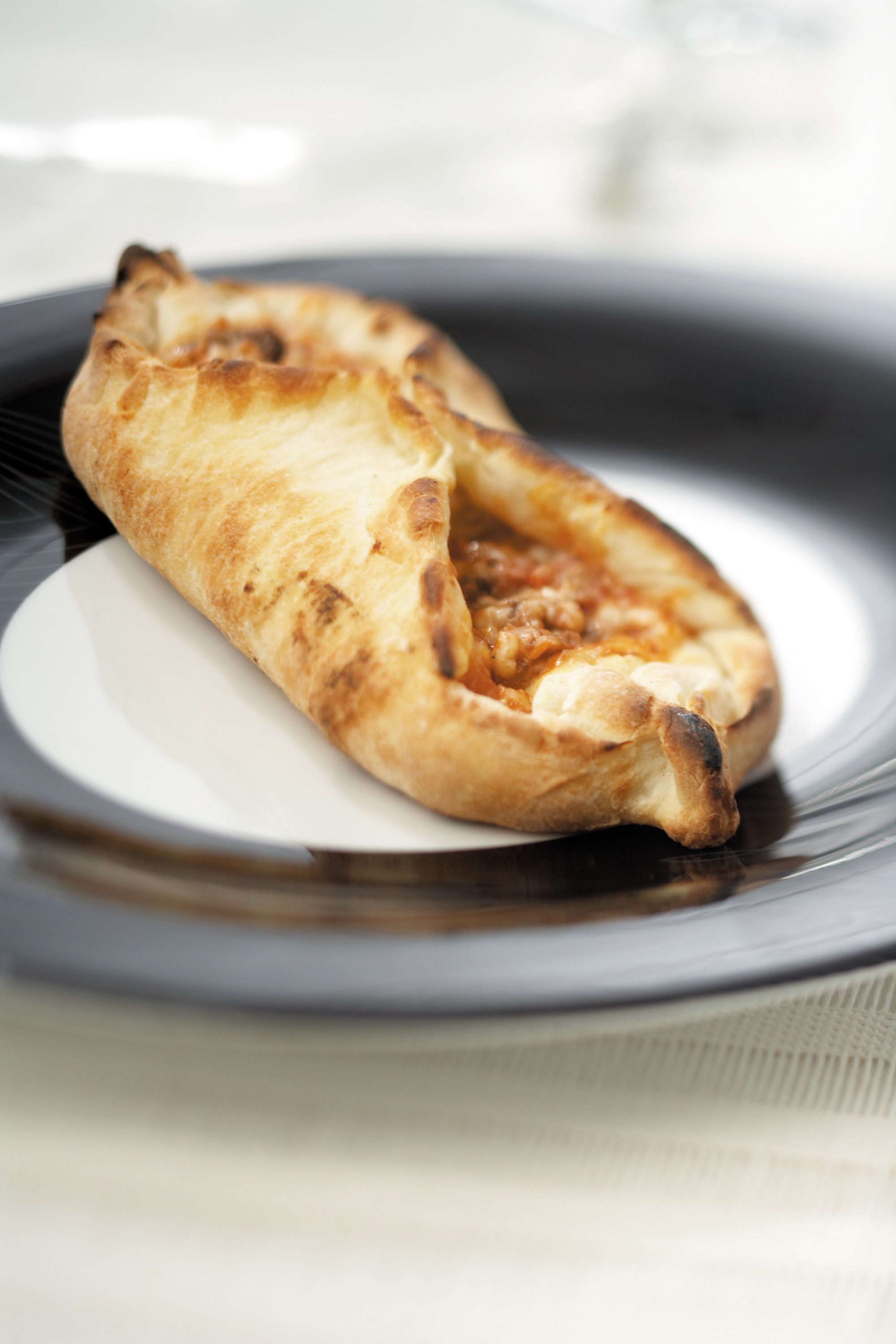 Pizzotto with Bacon, Cheese and Onion